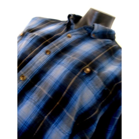 Gander Mountain | Shirts | Gander Mtn Guide Series Blue Plaid Flannel ...